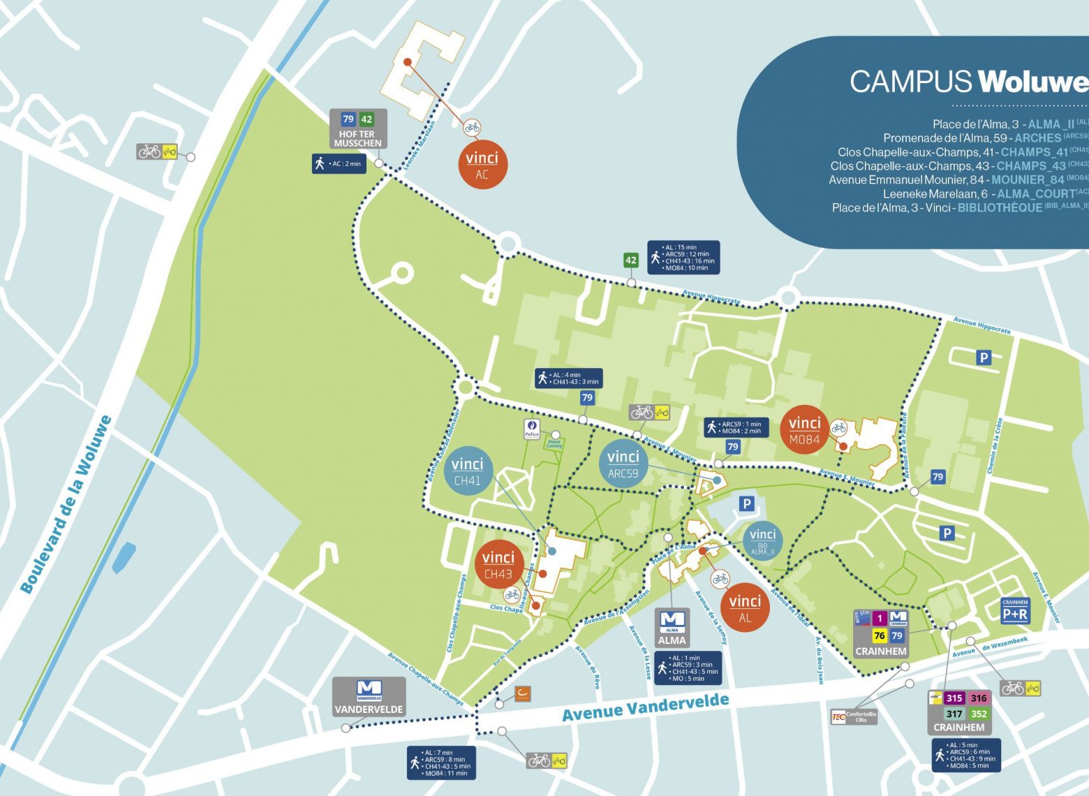 Campus de Woluwe | Étudier en Haute École à Bruxelles | HE VINCI